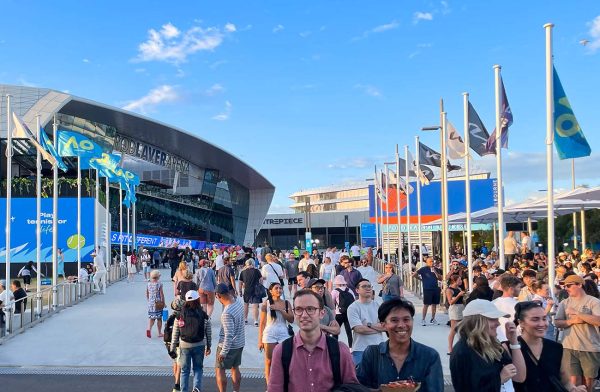 Abel Flagpoles at the Australian Open | Abel Sports & Abel Flags
