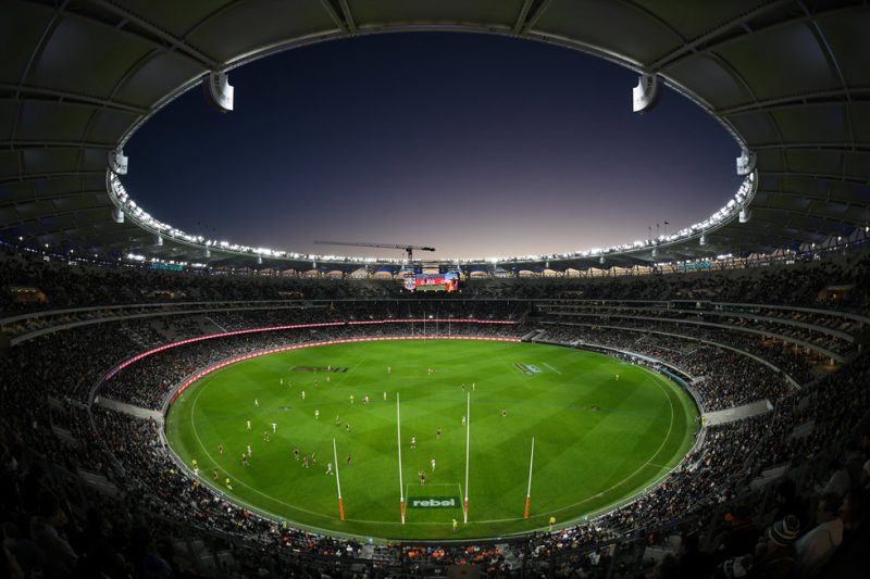 Abel AFL Goals at Perth Stadium | Abel Sports & Abel Flags