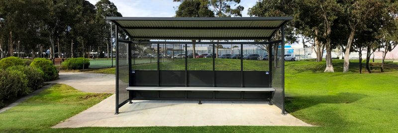 Coaches Boxes and Shelters | Sports Team Shelter