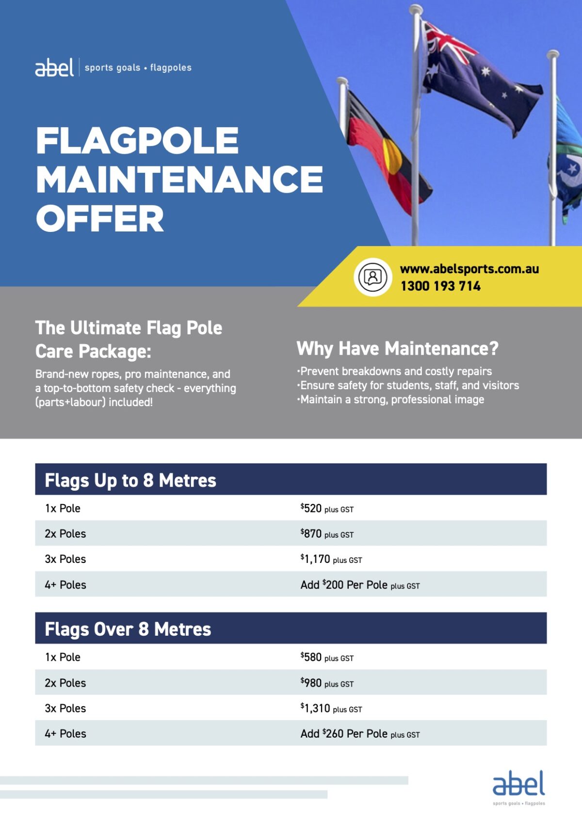 How to Keep Your Flags Flying | Abel Sports & Abel Flags